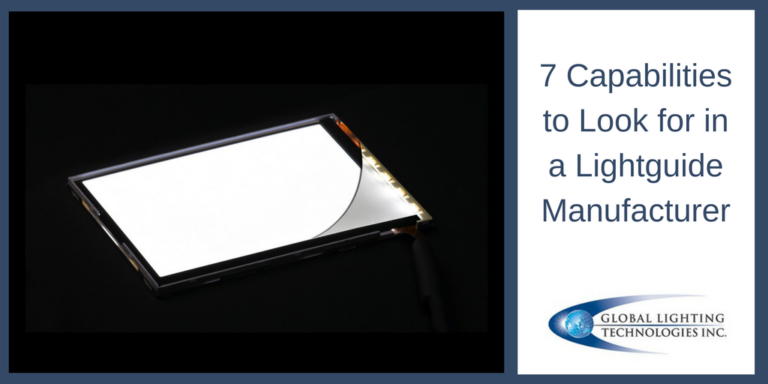 7 Capabilities to Look for in a Lightguide Manufacturer